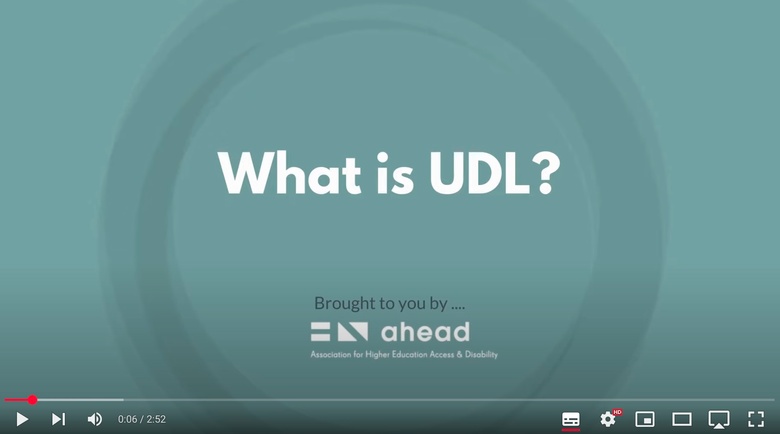 Understanding UDL Principles - Southern Cross University